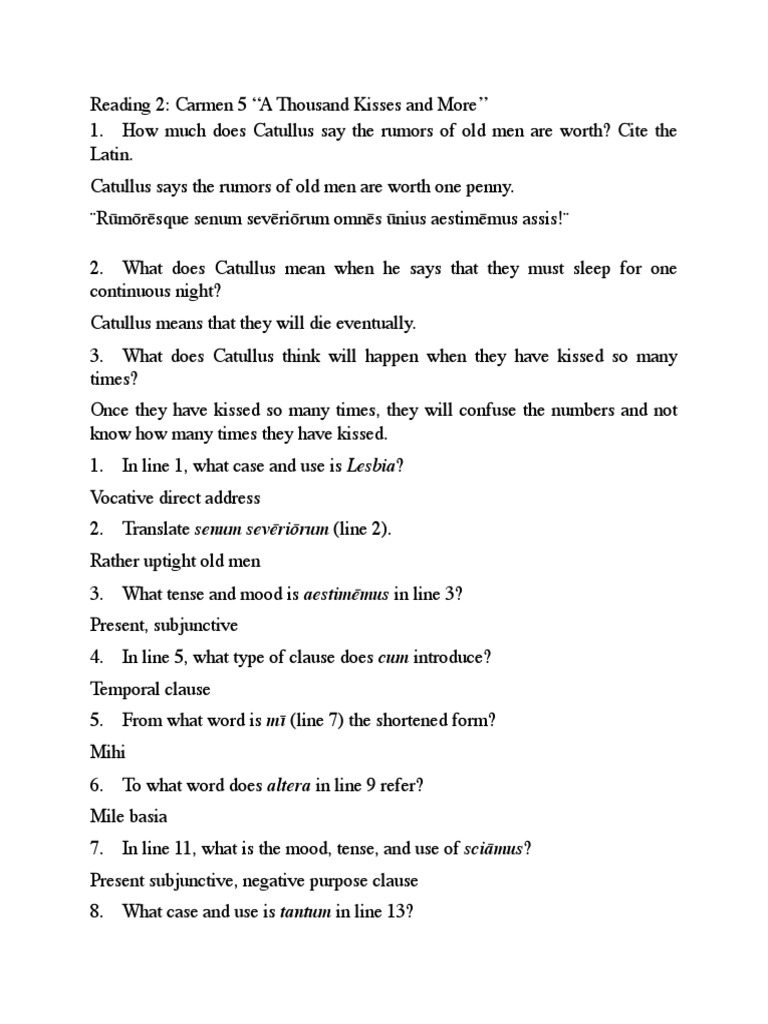 Carmen 5 Answer Key | PDF | Language Arts & Discipline | Poetry