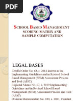 Sample SBM Validation Form | PDF | Human Nature