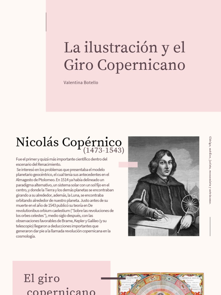 La Ilustración y El Giro Copernicano, Valentina Botello | PDF | A ...