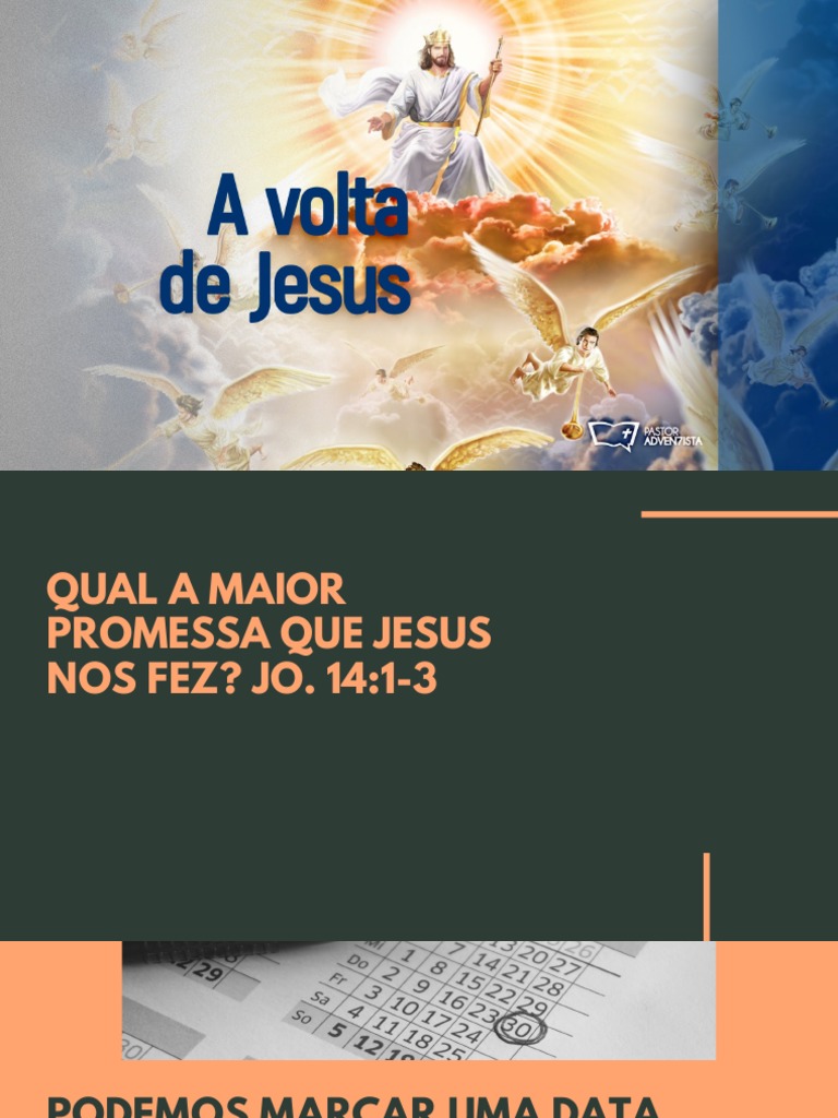 Sinais e Promessas da Volta de Jesus | PDF | Segunda vinda de Cristo ...