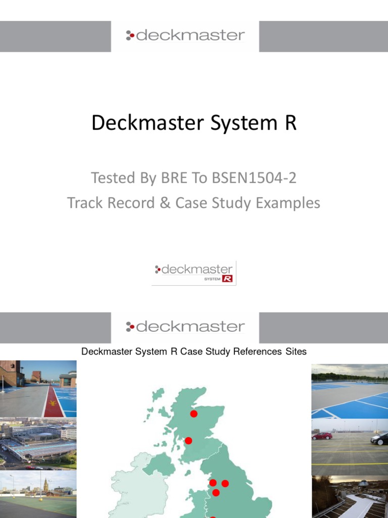 Deckmaster System R Track Record & Case Studies | PDF