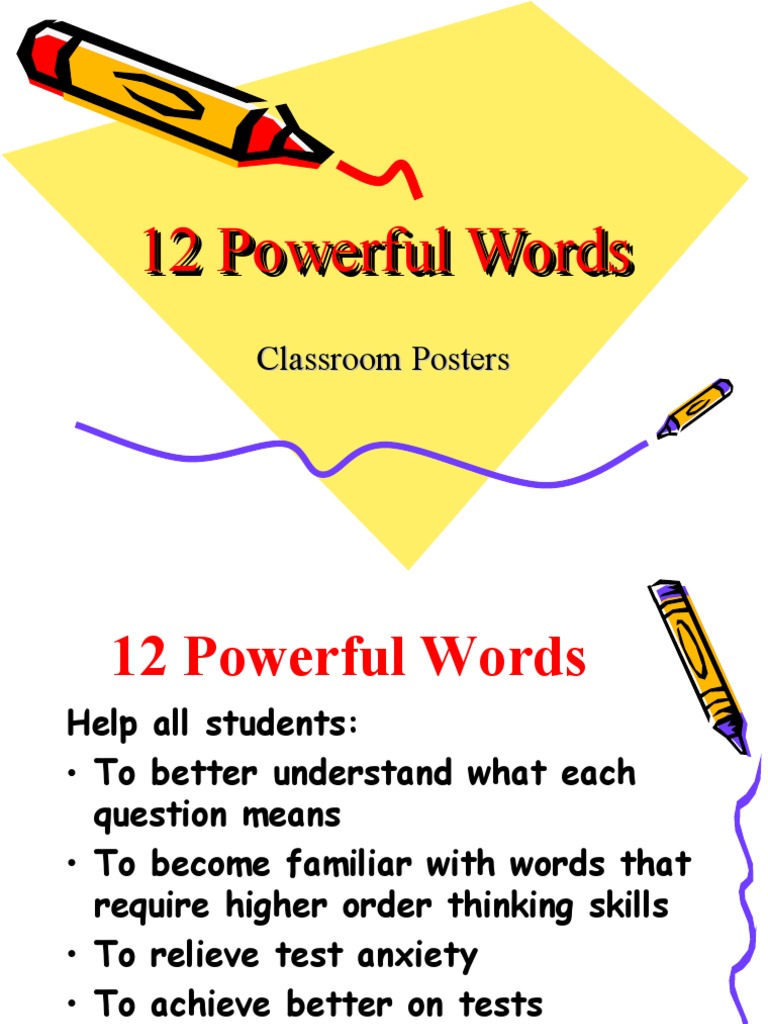 12 Powerful Words | PDF