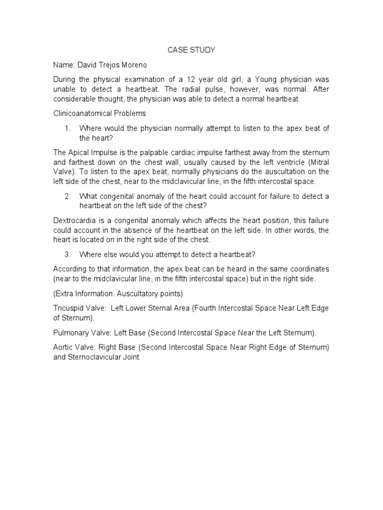 Heart Case Study | PDF | Self-Improvement | Wellness