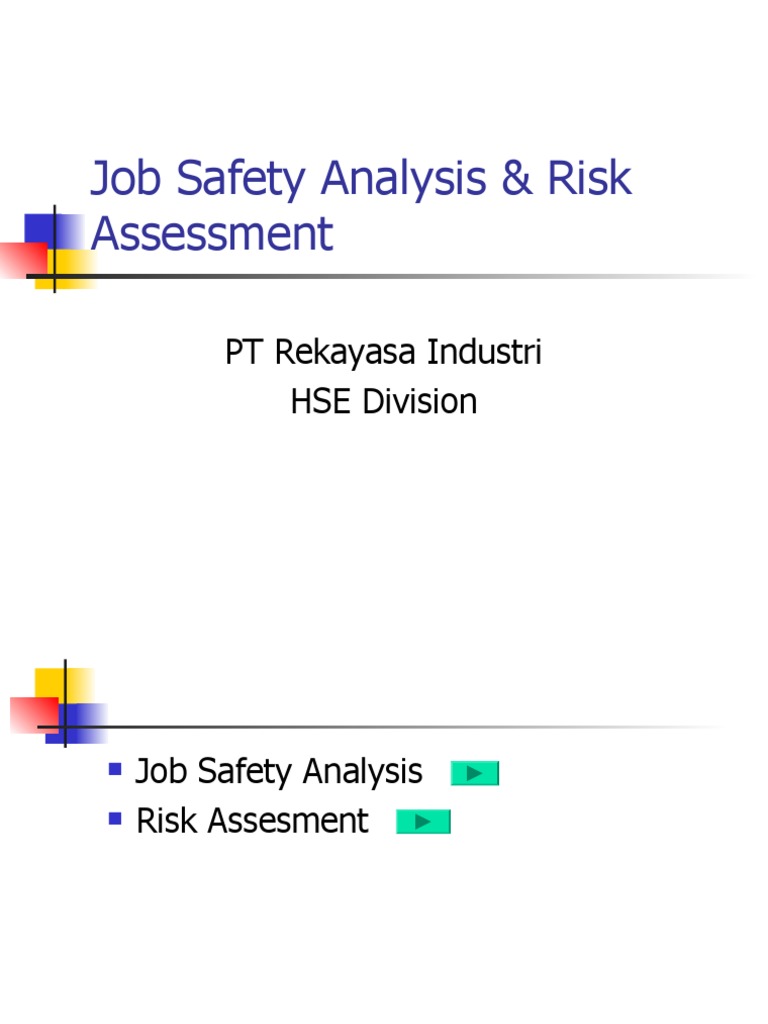 Job Safety Analysis | PDF