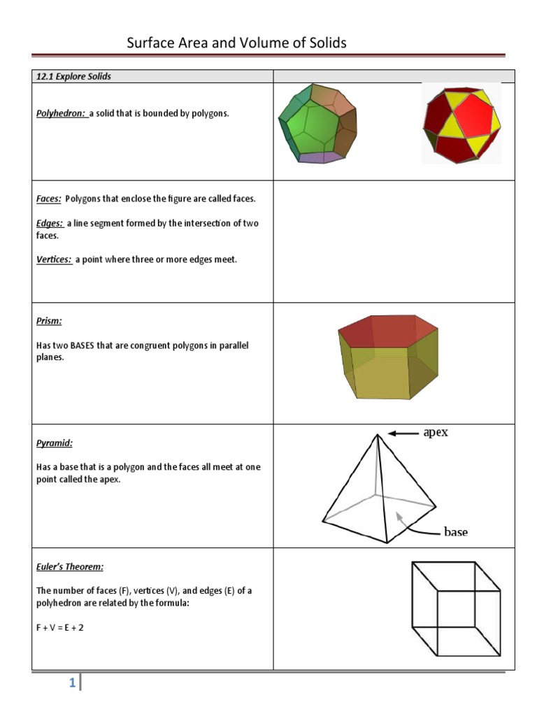 Geometry Vocabulary and Postulates | PDF | Sphere | Area