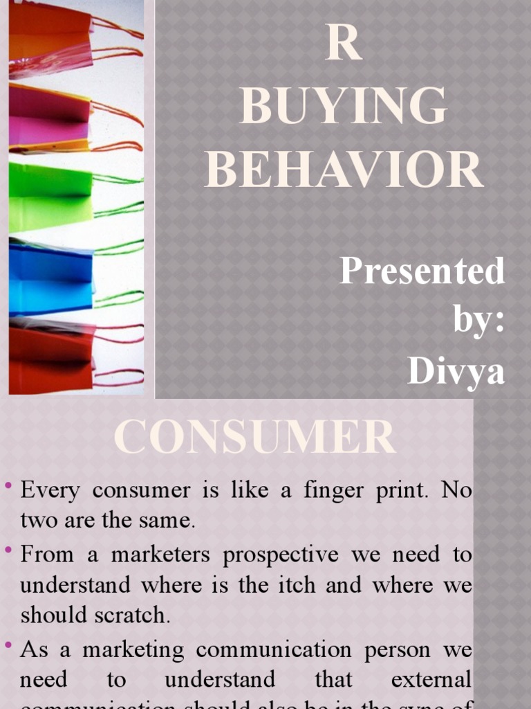 Consumer - Behavior Final | PDF | Consumer Behaviour | Behavior