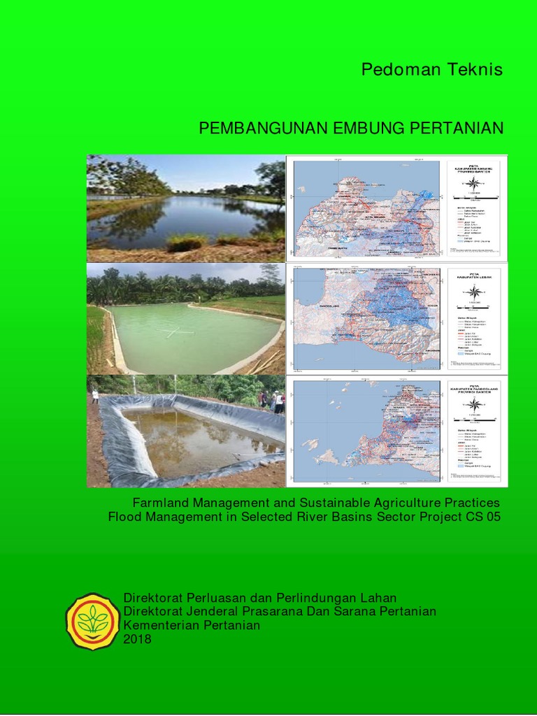 Pedoman Pembangunan Embung Pertanian | PDF