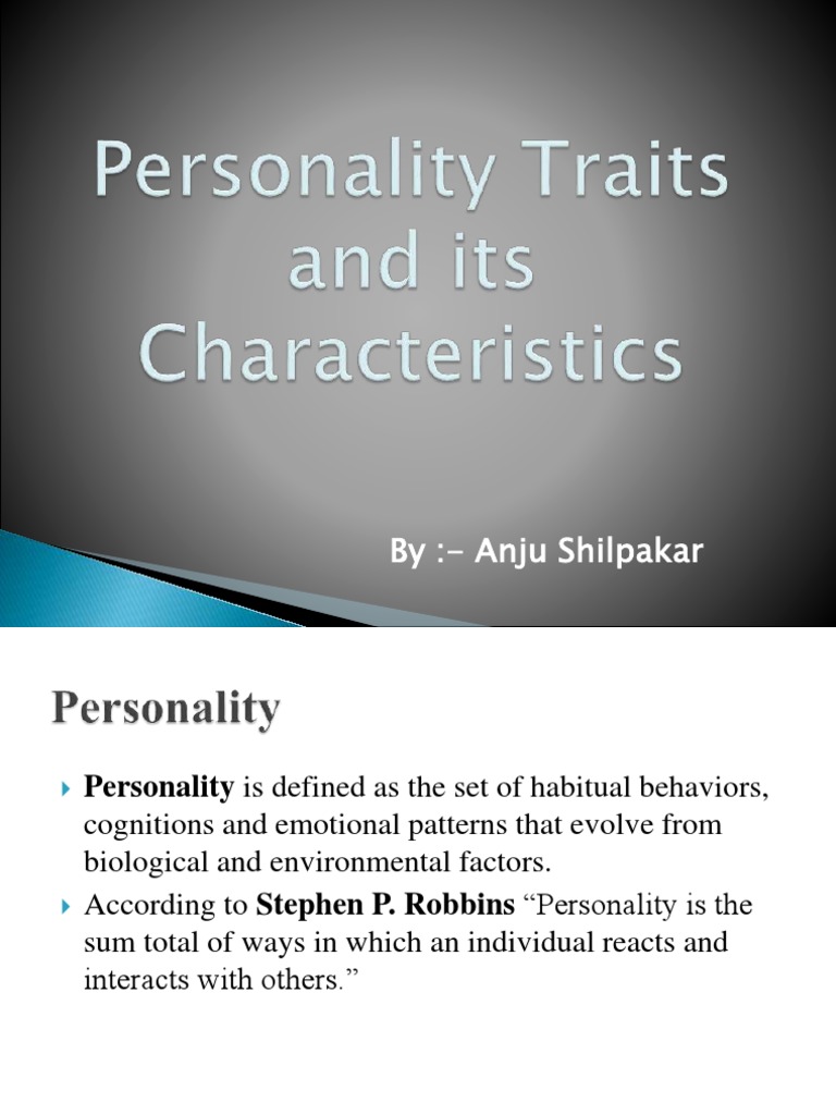 Personality Traits | PDF | Extraversion And Introversion | Personality Type