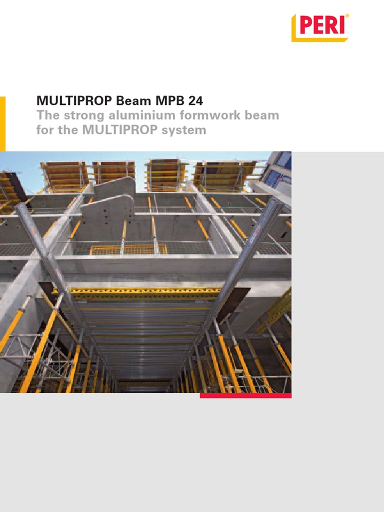 Multiprop Beam MPB 24: The Strong Aluminium Formwork Beam For The ...