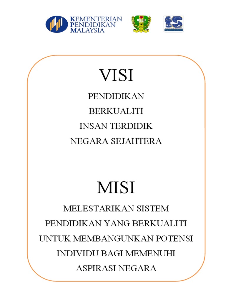 visi dan misi kpm 2019 - Anna Harris