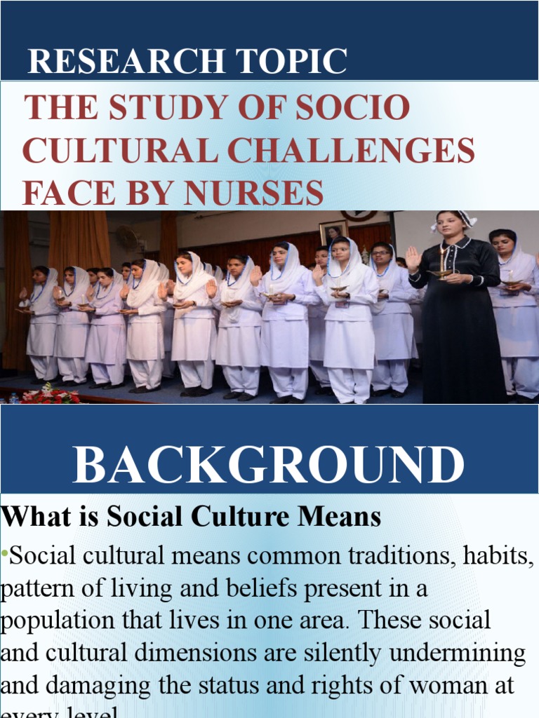 Socio-Cultural Challenges in Nursing | PDF | Nursing | Institutional ...
