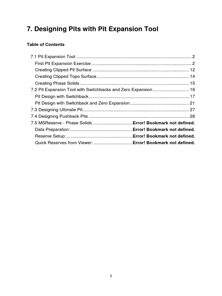 MineSight - Designing Pits For LTP With Pit Expansion Tool | PDF ...