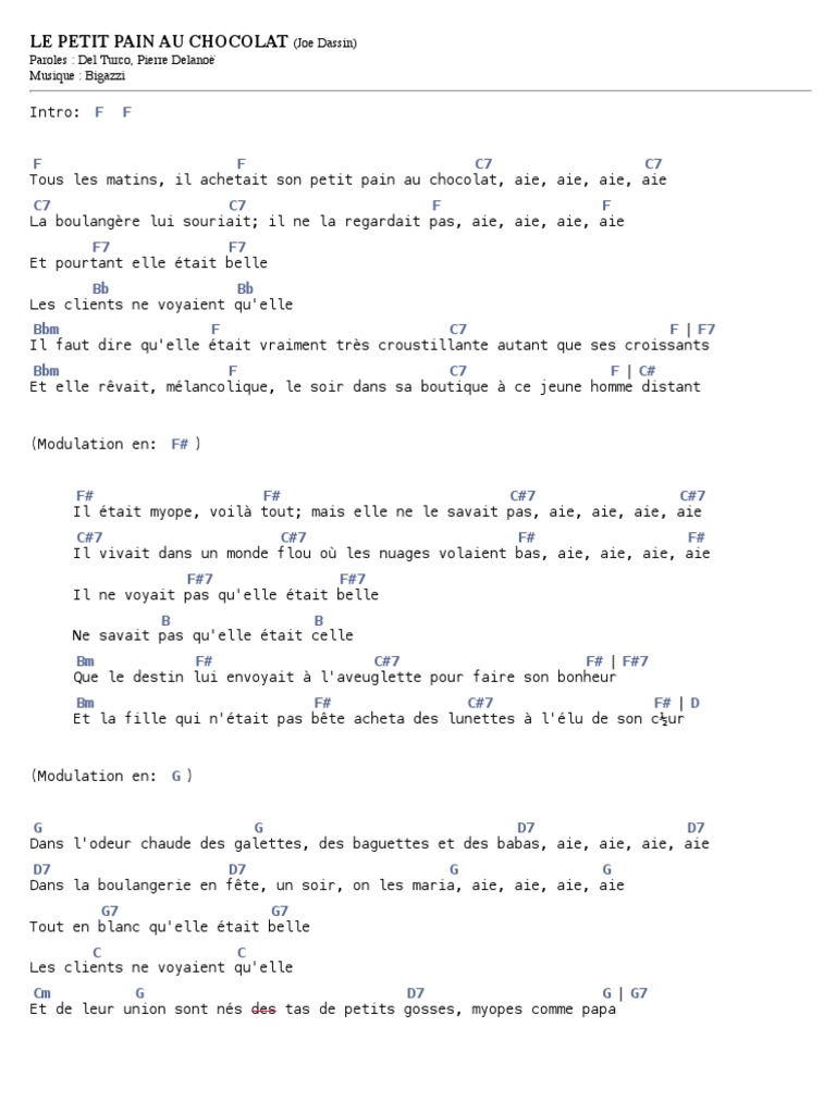 Dassin, Joe - Le Petit Pain Au Chocolat | PDF | Cuisson | Produits de ...