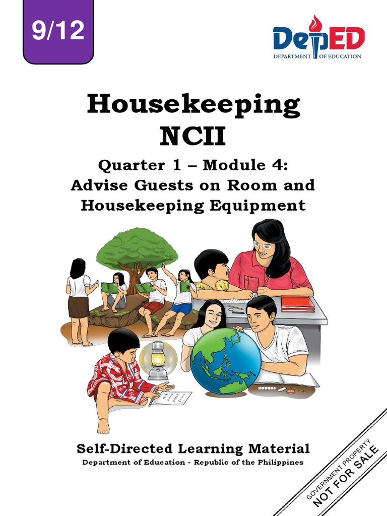 Q1 TVL 9-12 Housekeeping NCII Module 4 | PDF | Facilitator | Learning Q1 TVL 9-12 Housekeeping NCII Module 4 | PDF | Facilitator | Learning