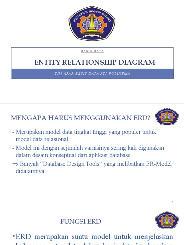 Panduan Lengkap ERD dan Atribut | PDF