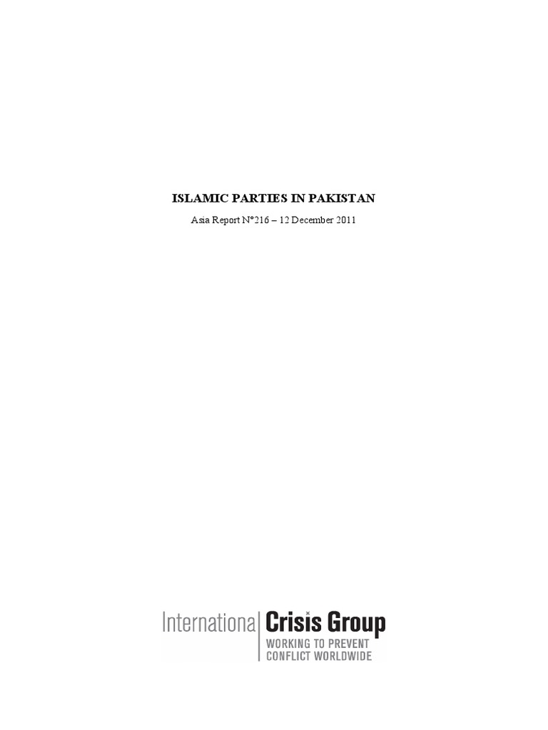 216 Islamic Parties in Pakistan | PDF | Pakistan | Politics Of Pakistan