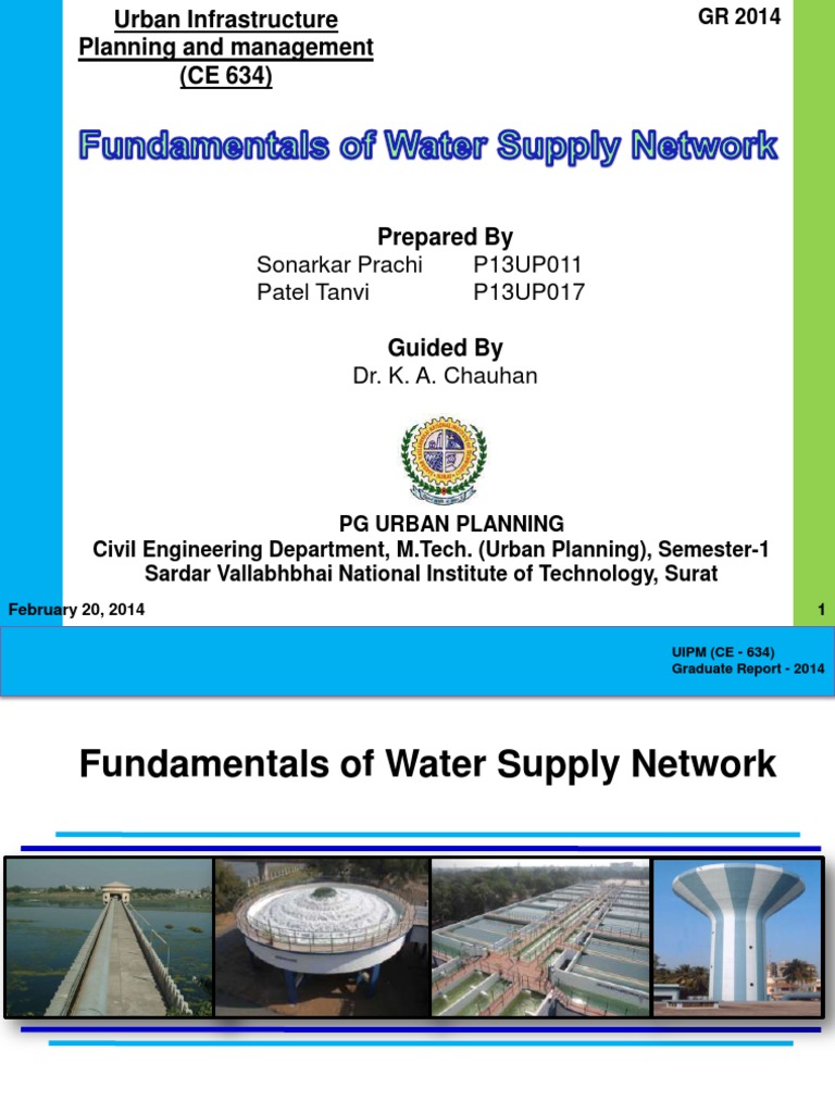 Urban Water Supply Infrastructure Overview | PDF | Water Treatment | Water