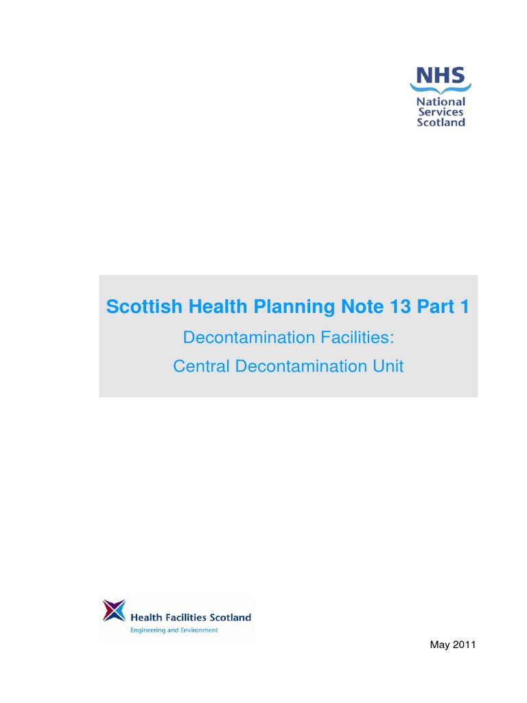 Central Decontamination Unit Design | PDF | Medical Device | Endoscopy