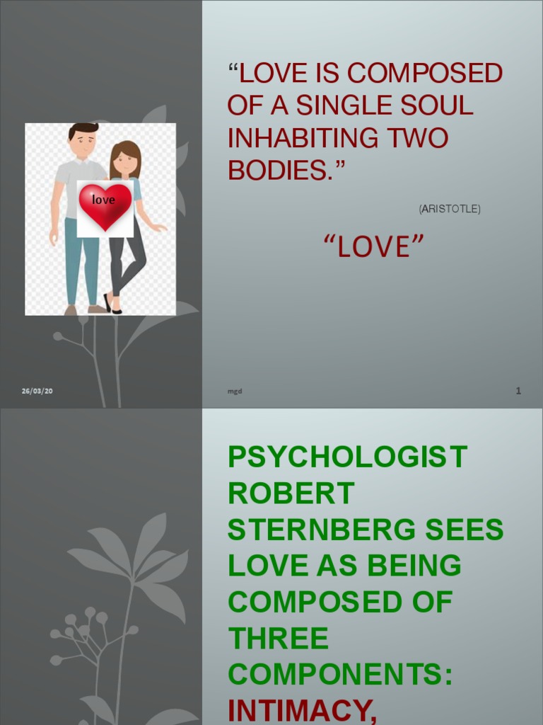 2 Activity #1 Sternberg's Triangular Love Scale | PDF | Psychological ...