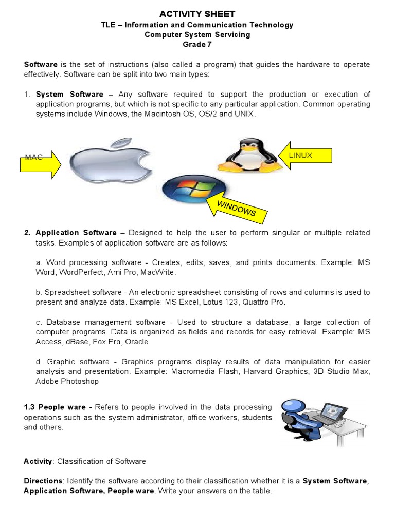 Activity Sheet Week6 7 | PDF | Microsoft Excel | Software