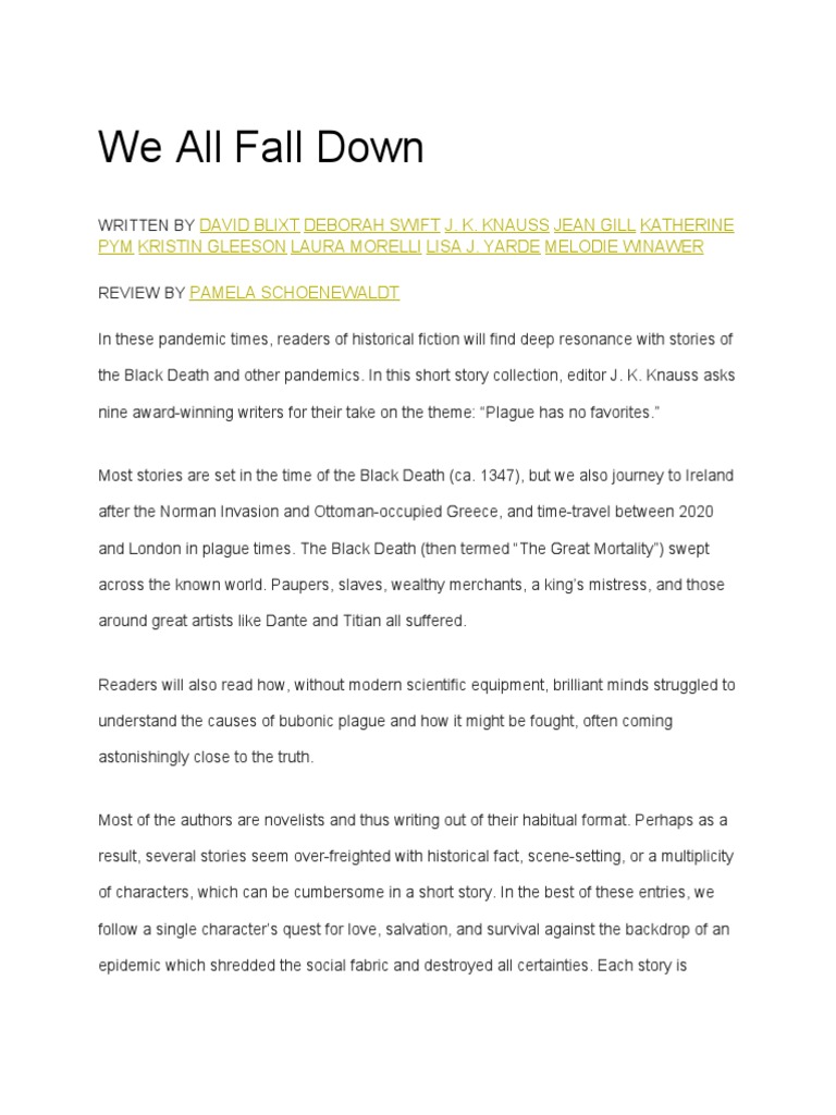 We All Fall Down | PDF