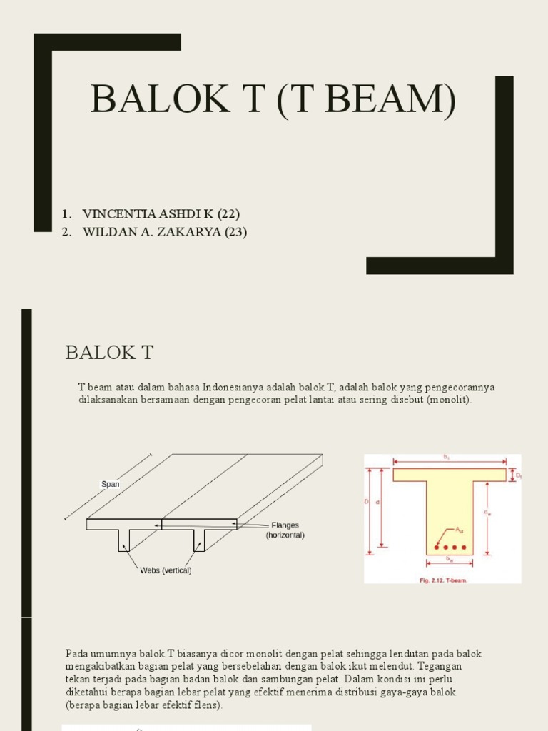 Balok T (T Beam) | PDF