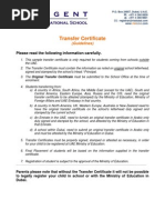 Student Transfer Certificate Guide | PDF