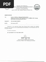 BFP Request Letter | PDF