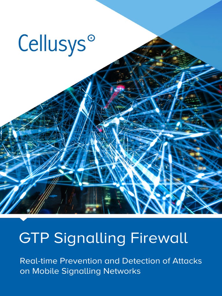 Cellusys GTP Signalling Firewall v1.5 | PDF | Firewall (Computing ...