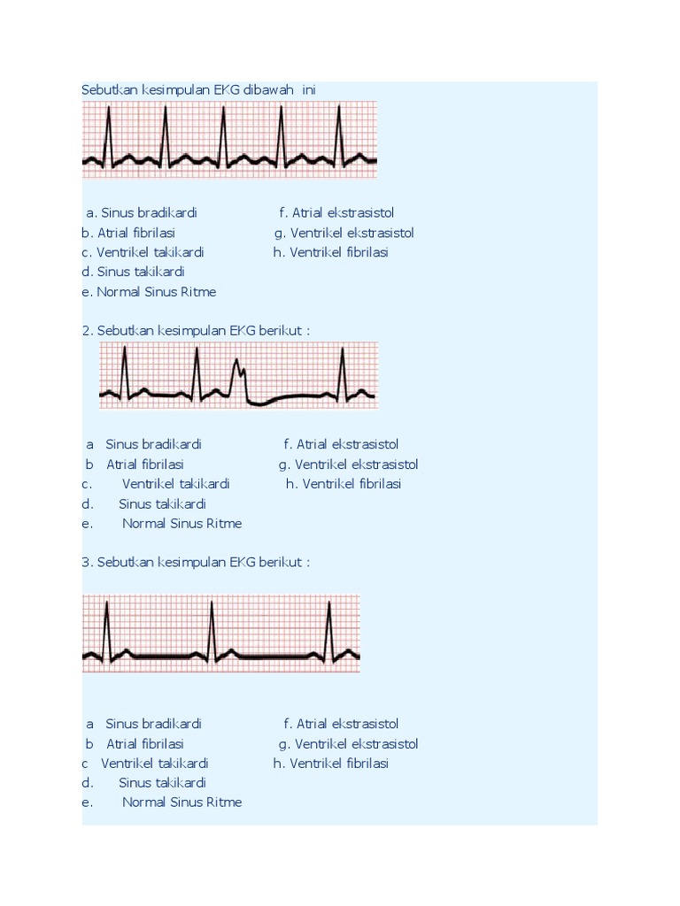 Soal Ekg Lagi | PDF