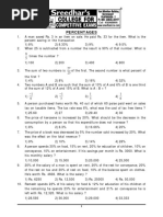 Percentage, Base Rate Worksheet (Business MAth) | PDF | Percentage