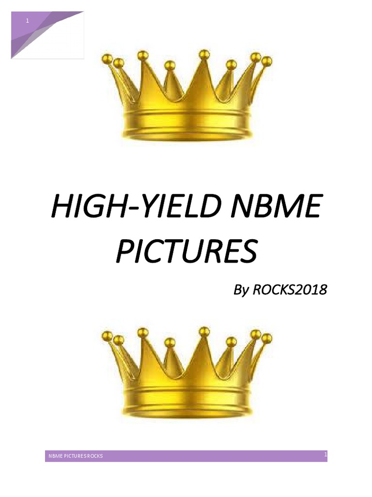 High-Yield NBME Picture Guide | PDF | Anatomy | Clinical Medicine