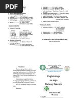 Program For Investiture Tagalog Version Script and Spiel 1 | PDF