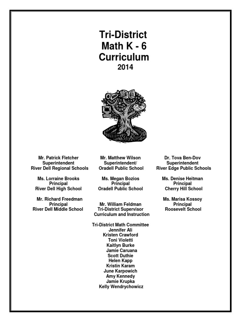K-6 Math Curriculum Overview | PDF | Common Core State Standards ...
