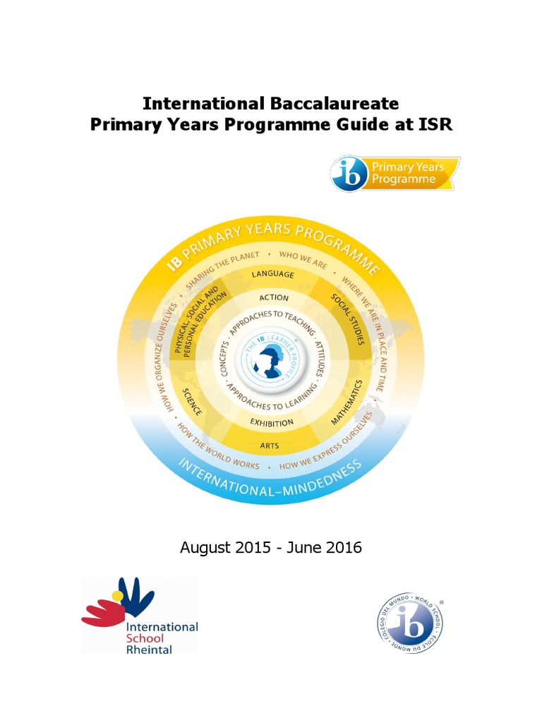 International Baccalaureate Primary Years Programme Guide at ISR | PDF ...