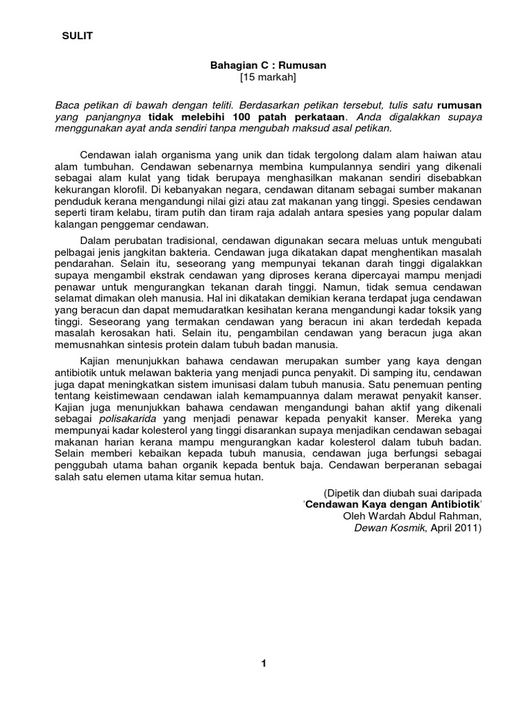 Rumusan PT3 | PDF