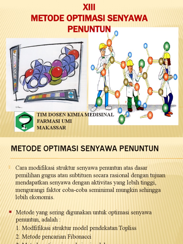 Metode Optimasi Senyawa Penuntunpptx | PDF
