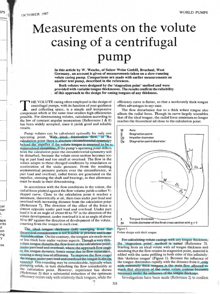 Effect of Cutwater Thickness | PDF
