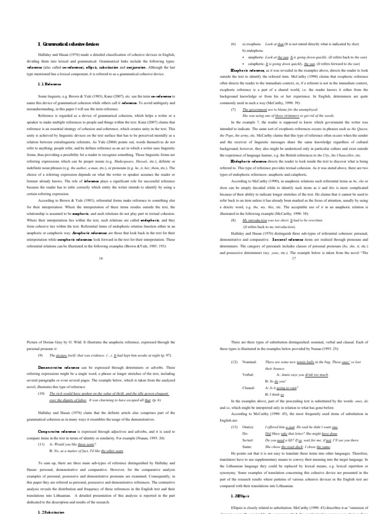 Patterns of Cohesion | PDF | Lexicon | Word