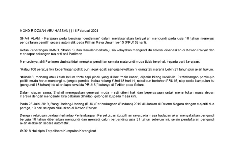 Paper Cutting Undi 18 | PDF