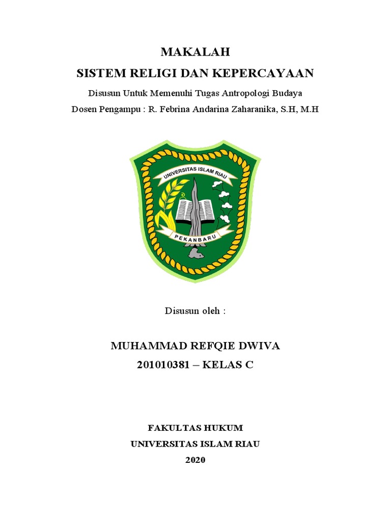 Makalah Sistem Religi | PDF
