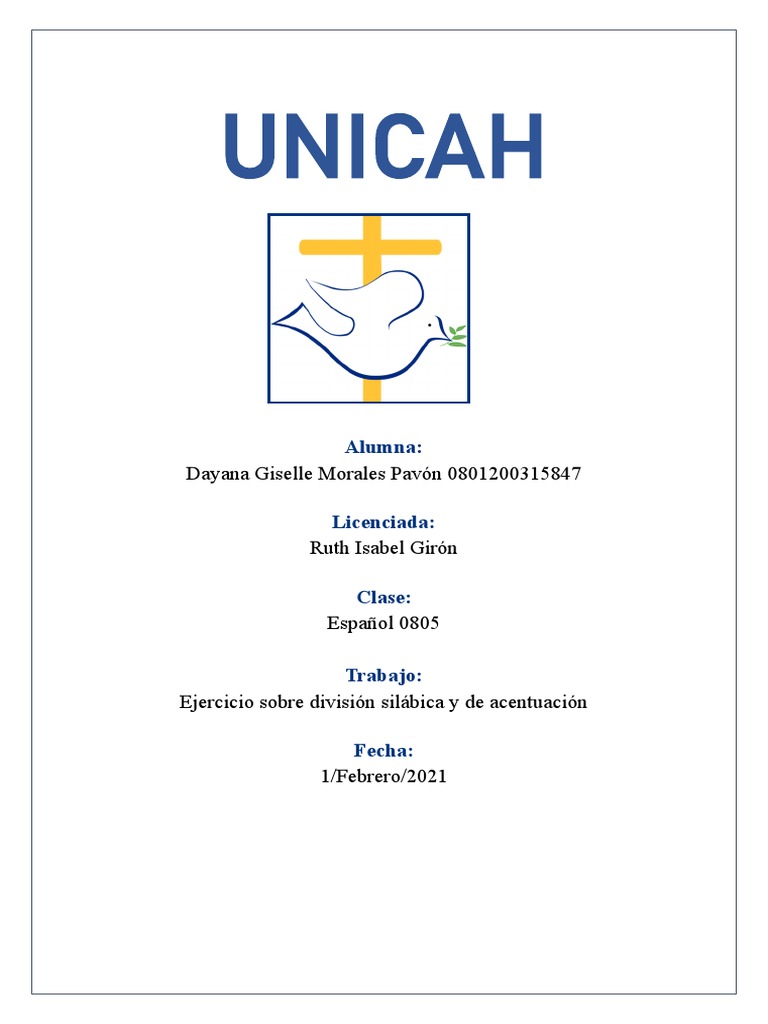 Ejercicios Sobre División Silábica y de Acentuación. | PDF