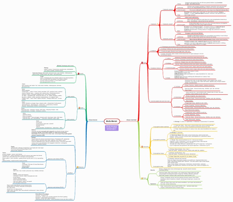 Mind Mapping Mata Merah | PDF