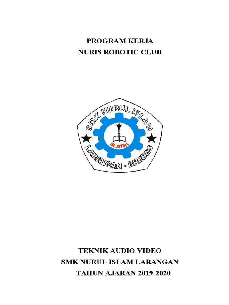 Program Kerja Robotik | PDF | Komputer | Teknologi & Rekayasa