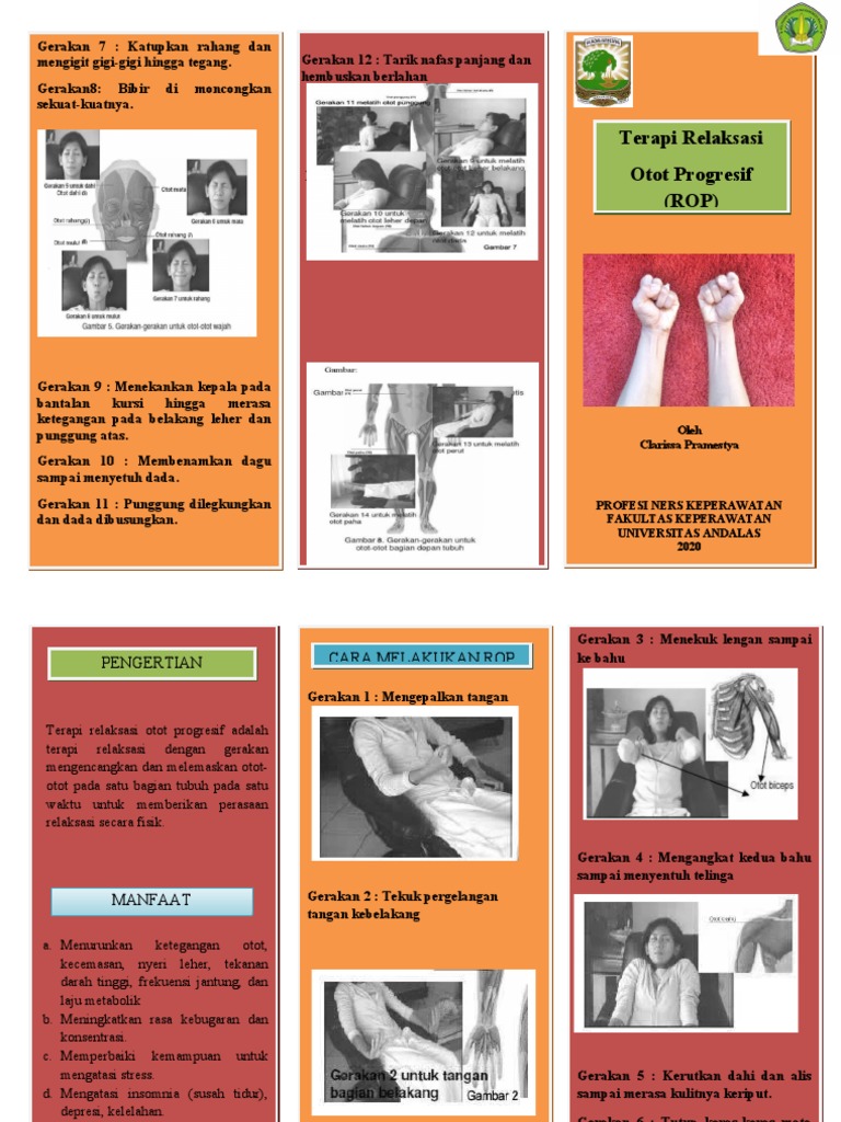 Terapi Relaksasi Otot Progresif Melalui Gerakan Tubuh | PDF