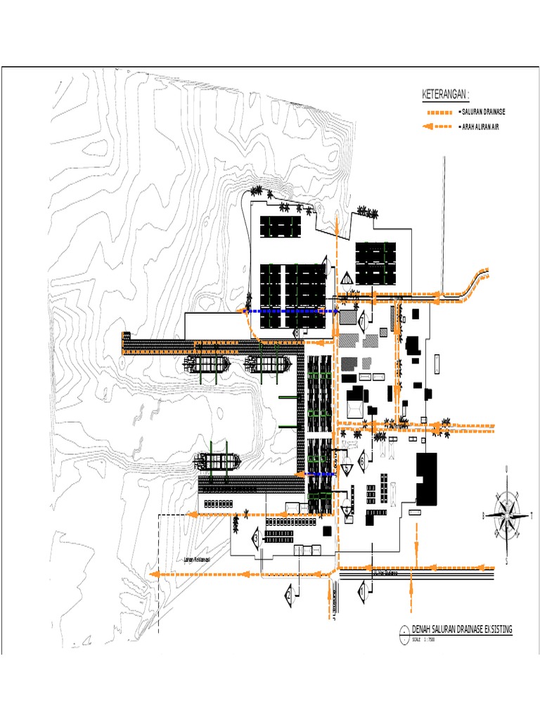 I.denah Saluran Drainase Eksisting | PDF