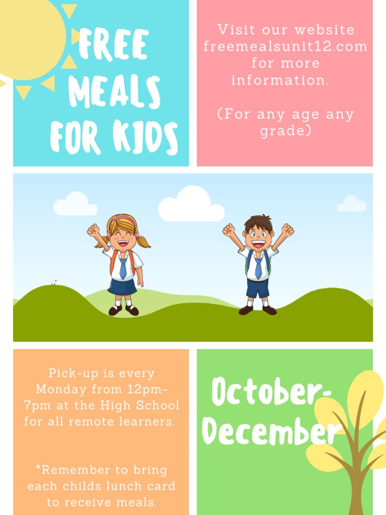 Free Meals For Kids-Flyer Covid Case Study | PDF