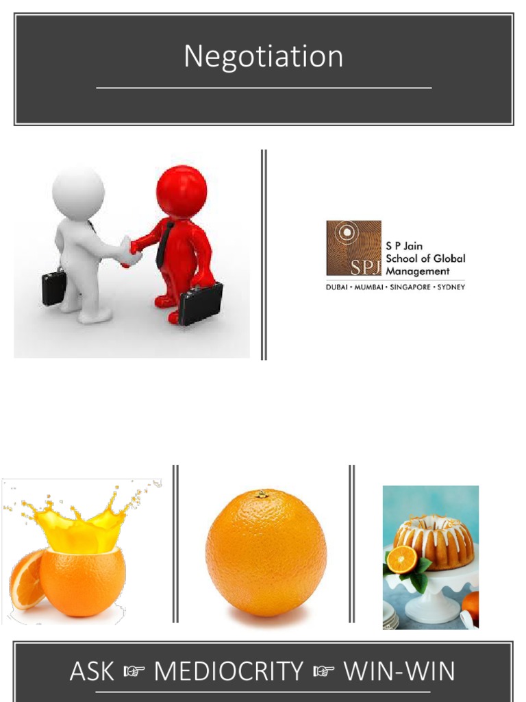 Negotiation Class Slides | PDF | Bargaining | Negotiation