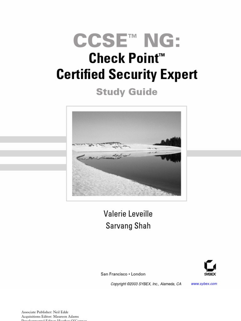 Sybex - CCSE - Check Point Certified Security Expert Study Guide | PDF ...