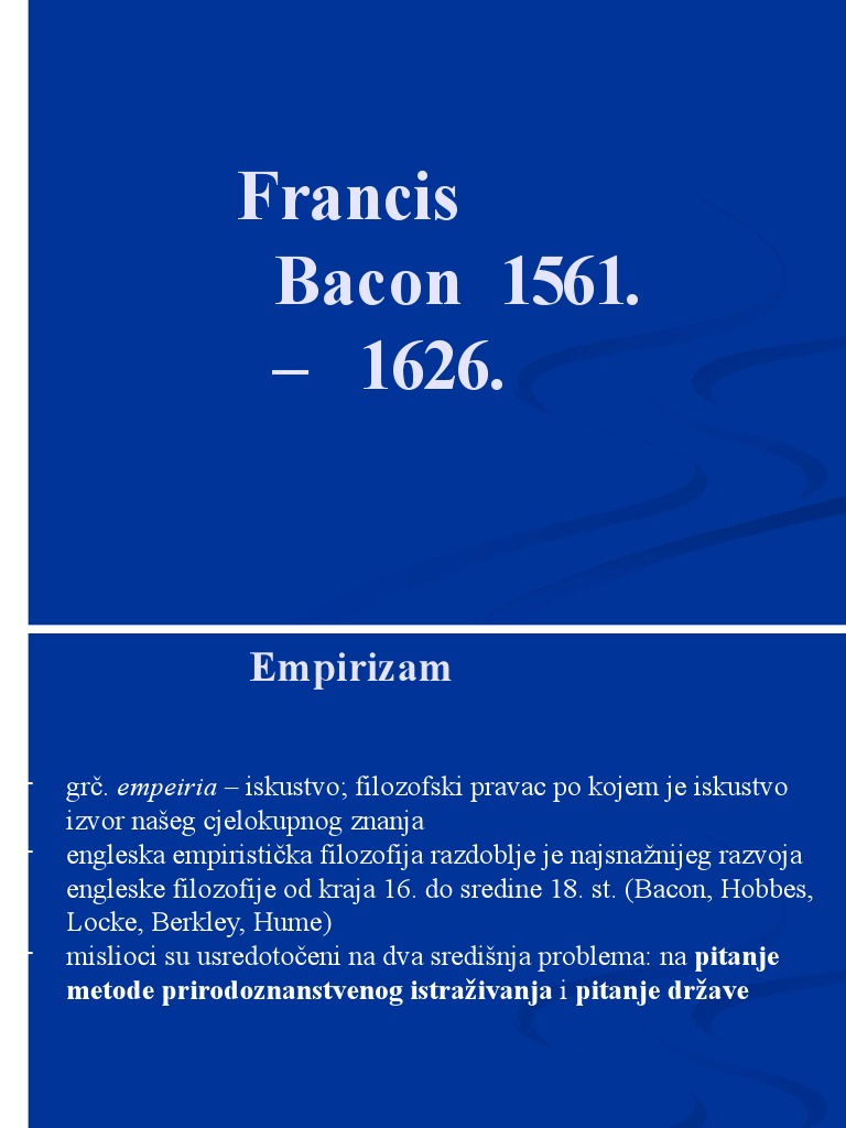 Francis Bacon | PDF